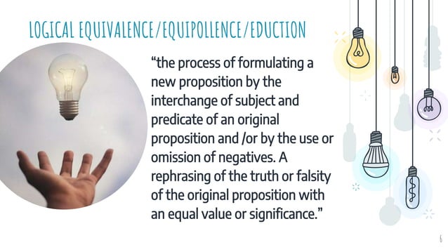 LOGICAL EQUIVALENCE (FORMAL).pptx | Programming Languages | Computing