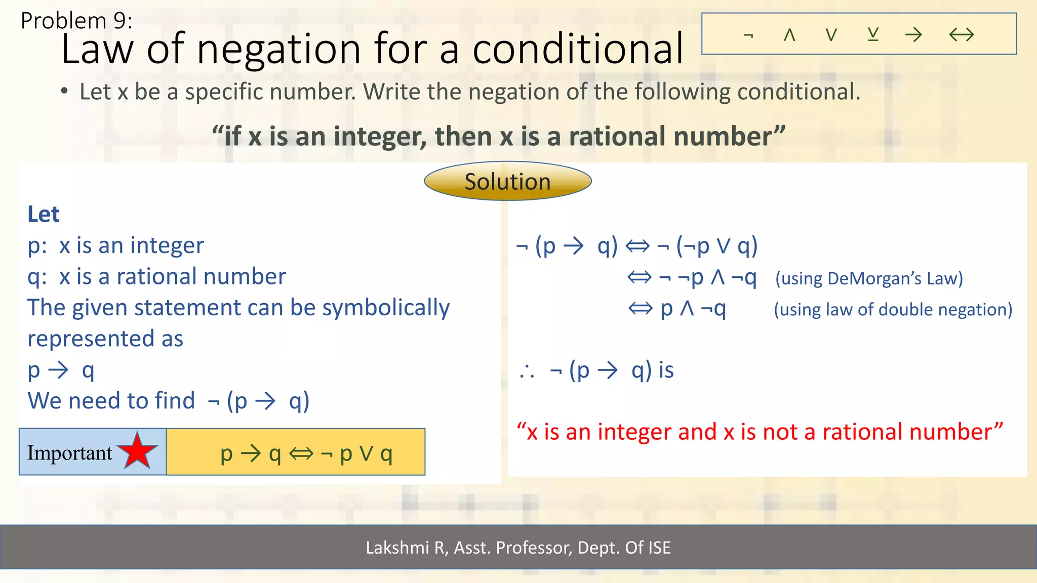 Logical equivalence, laws of logic | PDF