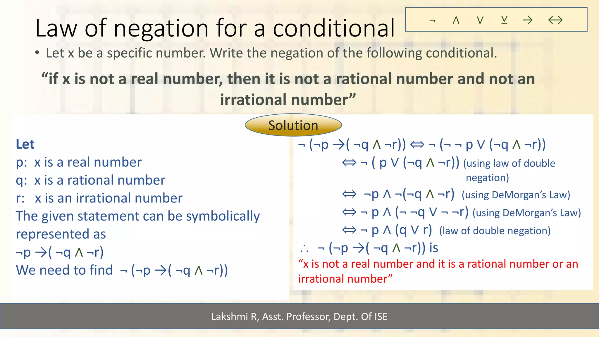 Logical equivalence, laws of logic | PDF