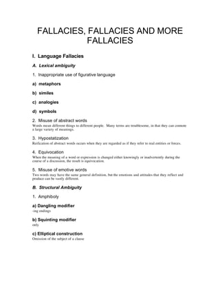 Logical Fallacies | PDF