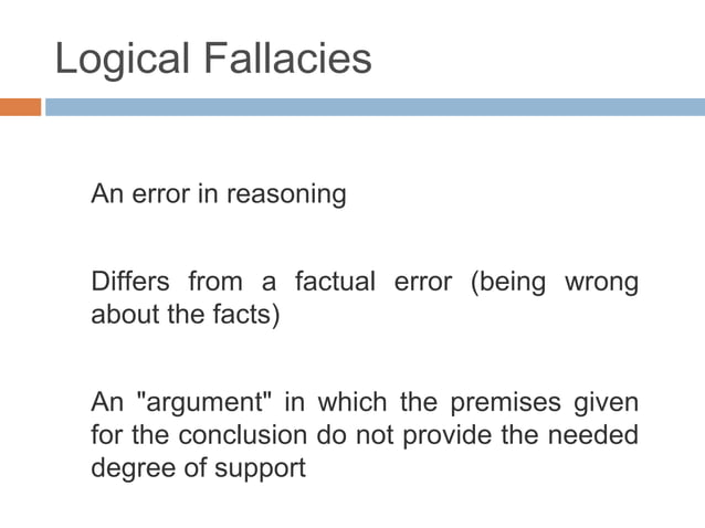 Logical fallacies 1 | PPT