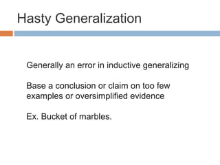Logical fallacies 1 | PPT