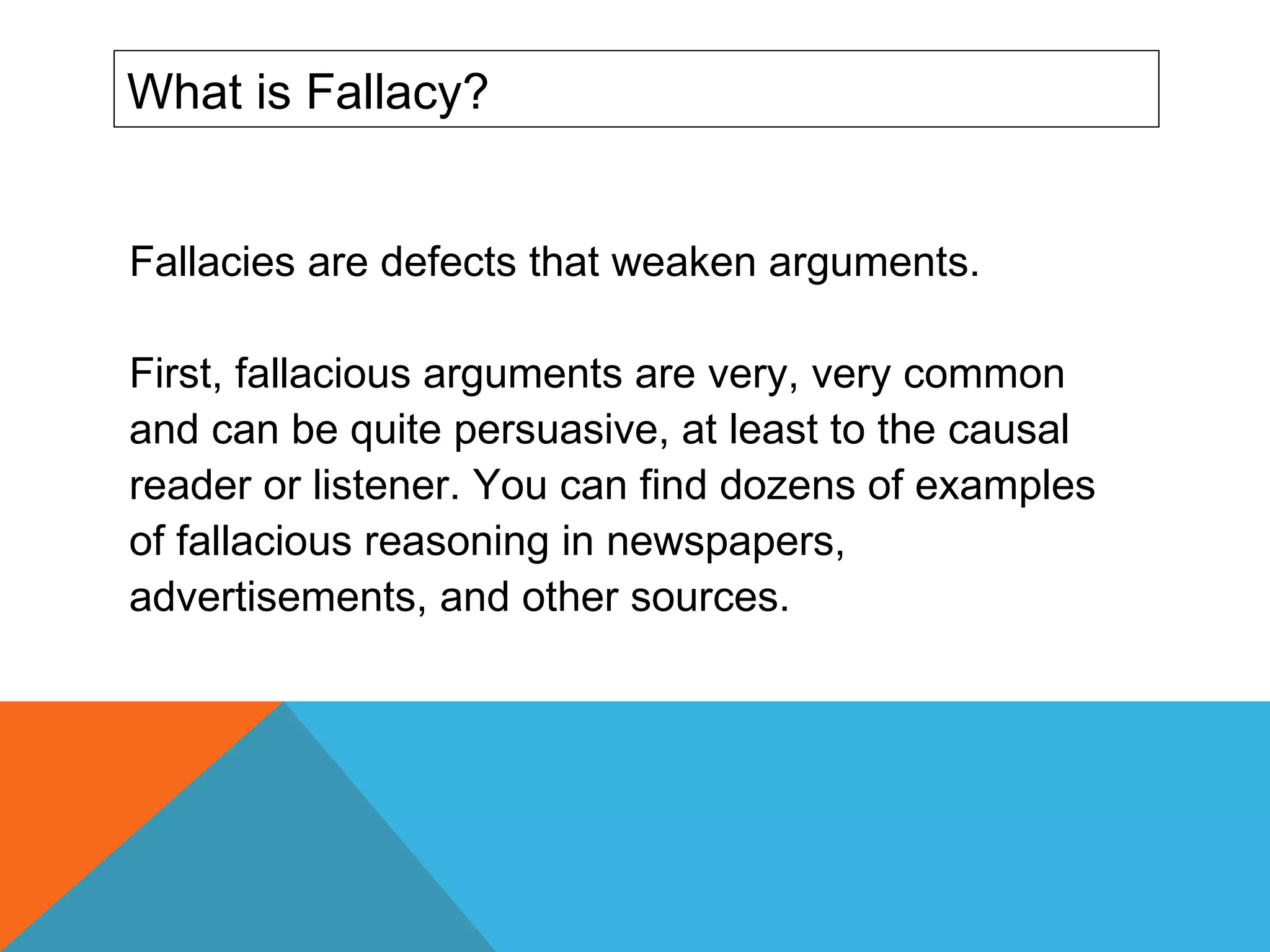 Logical fallacies | PPT