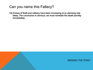 Logical fallacies | PPT