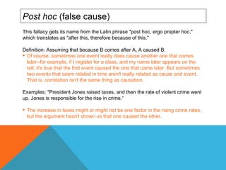 Logical fallacies | PPT