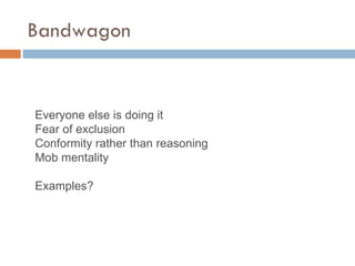 Logical fallacies | PPT