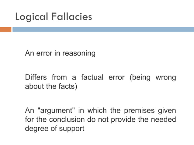 Logical fallacies | PPT