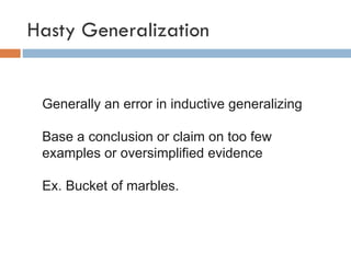 Logical fallacies | PPT