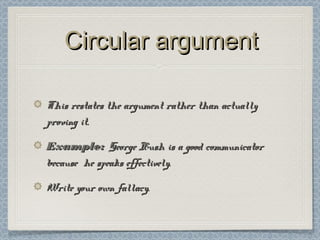Logical Fallacies | PPT