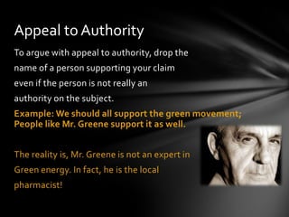 Logical fallacies | PPTX