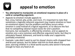 Logical fallacies | PPTX