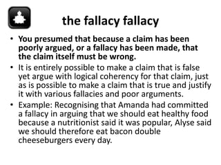 Logical fallacies | PPTX