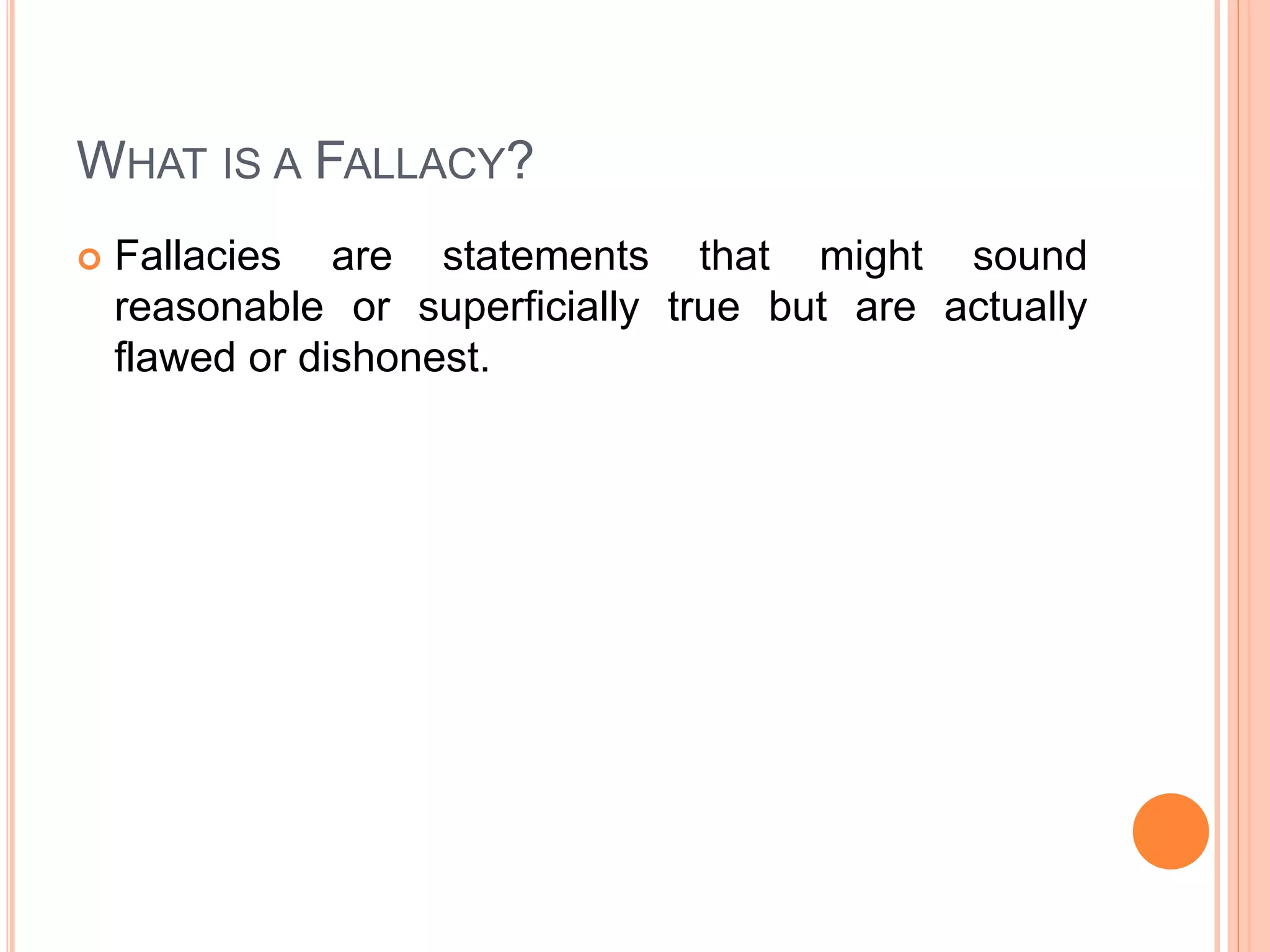 Logical fallacies for english | PPTX