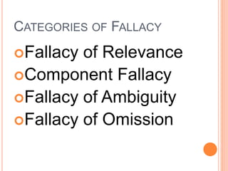 Logical fallacies for english | PPT