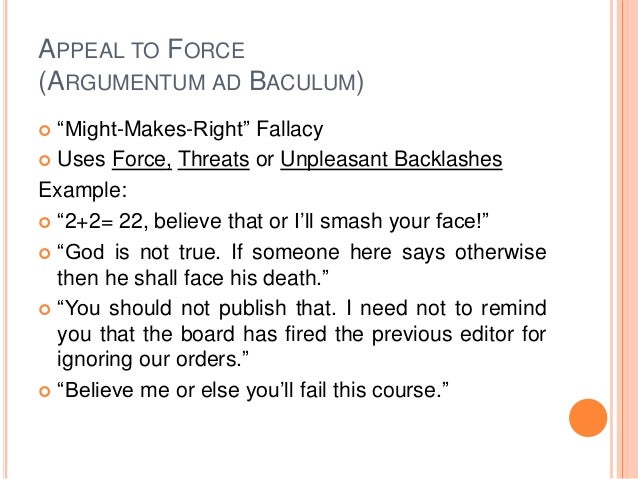 Logical fallacies for english