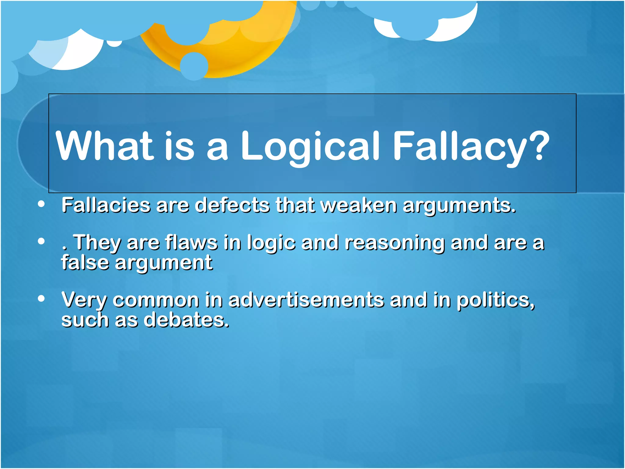 Logical fallacies | PPT