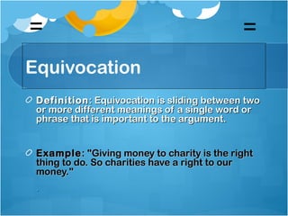 Logical fallacies | PPT