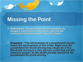 Logical fallacies | PPT