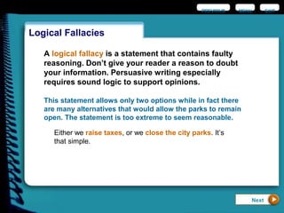 Logical fallacies | PPT