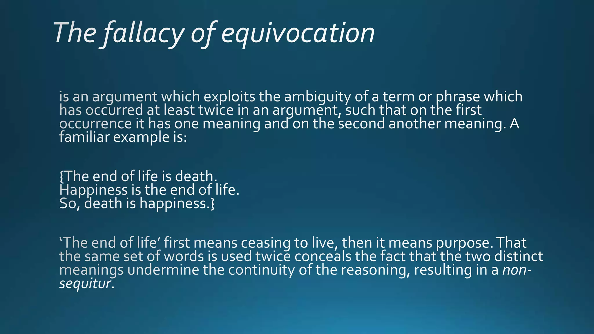 Logical fallacies | PPT