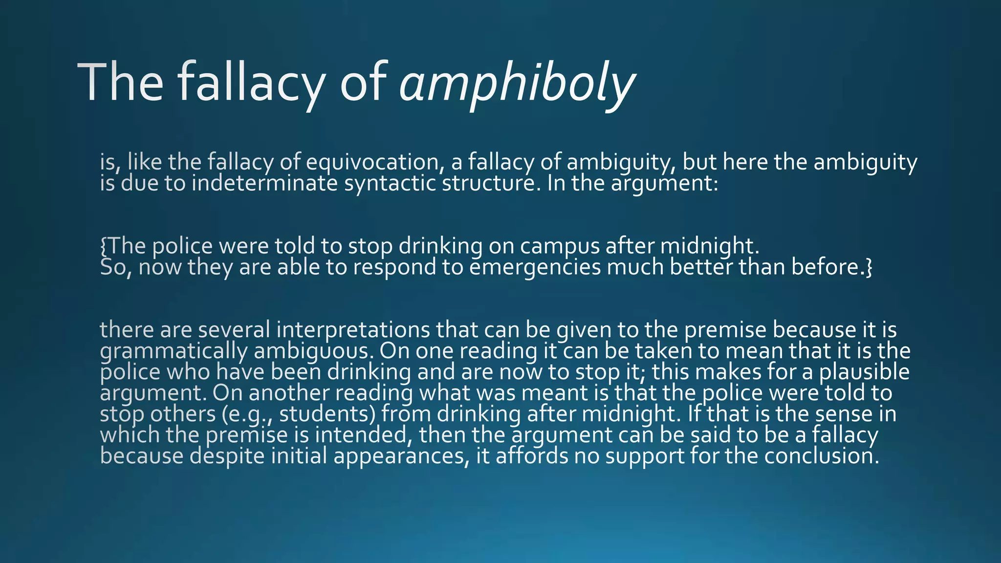 Logical fallacies | PPT