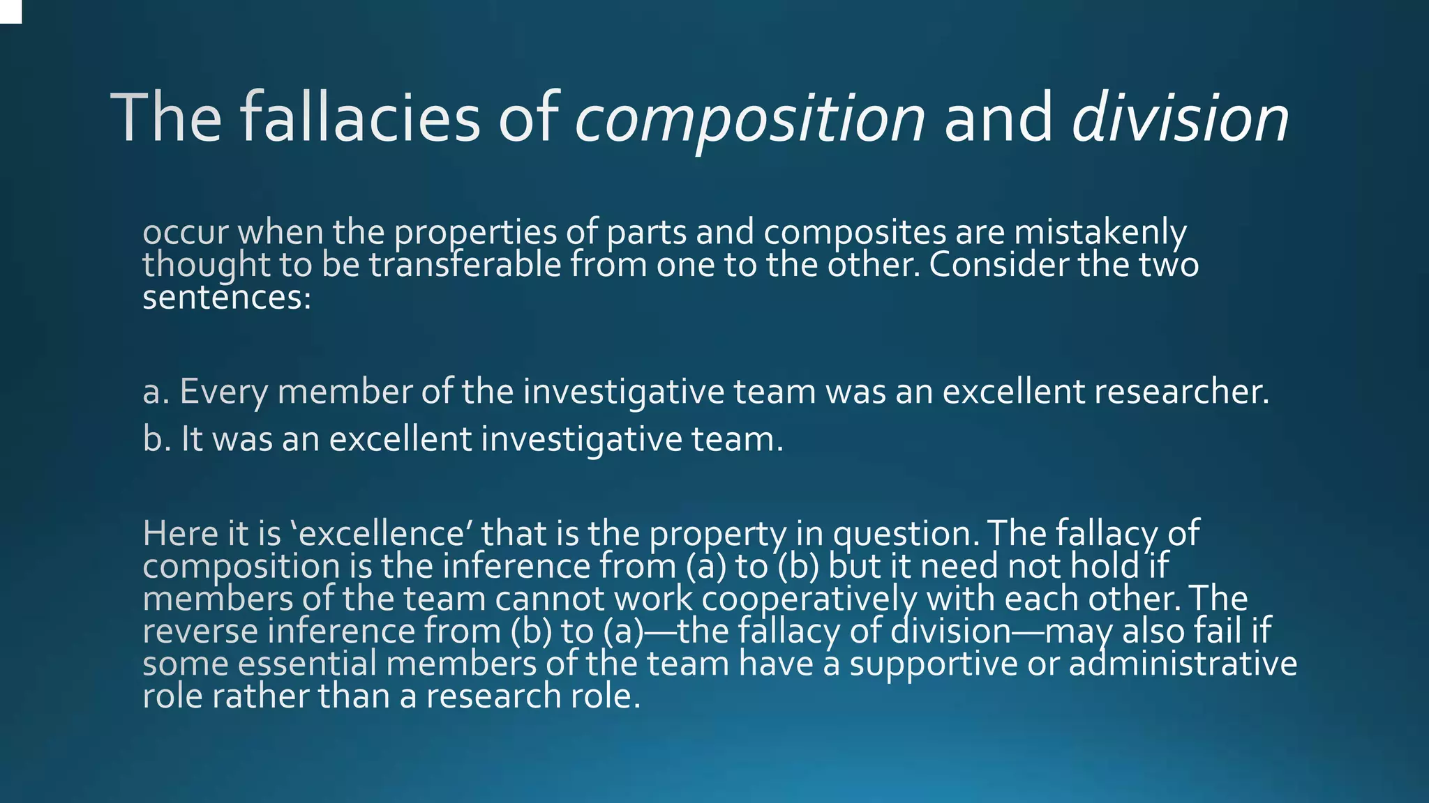 Logical fallacies | PPT