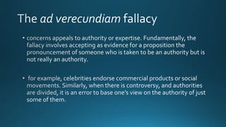 Logical fallacies | PPTX