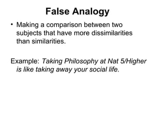 Logical fallacies | PPT
