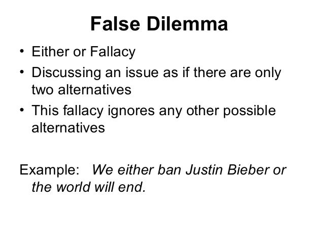 Logical fallacies