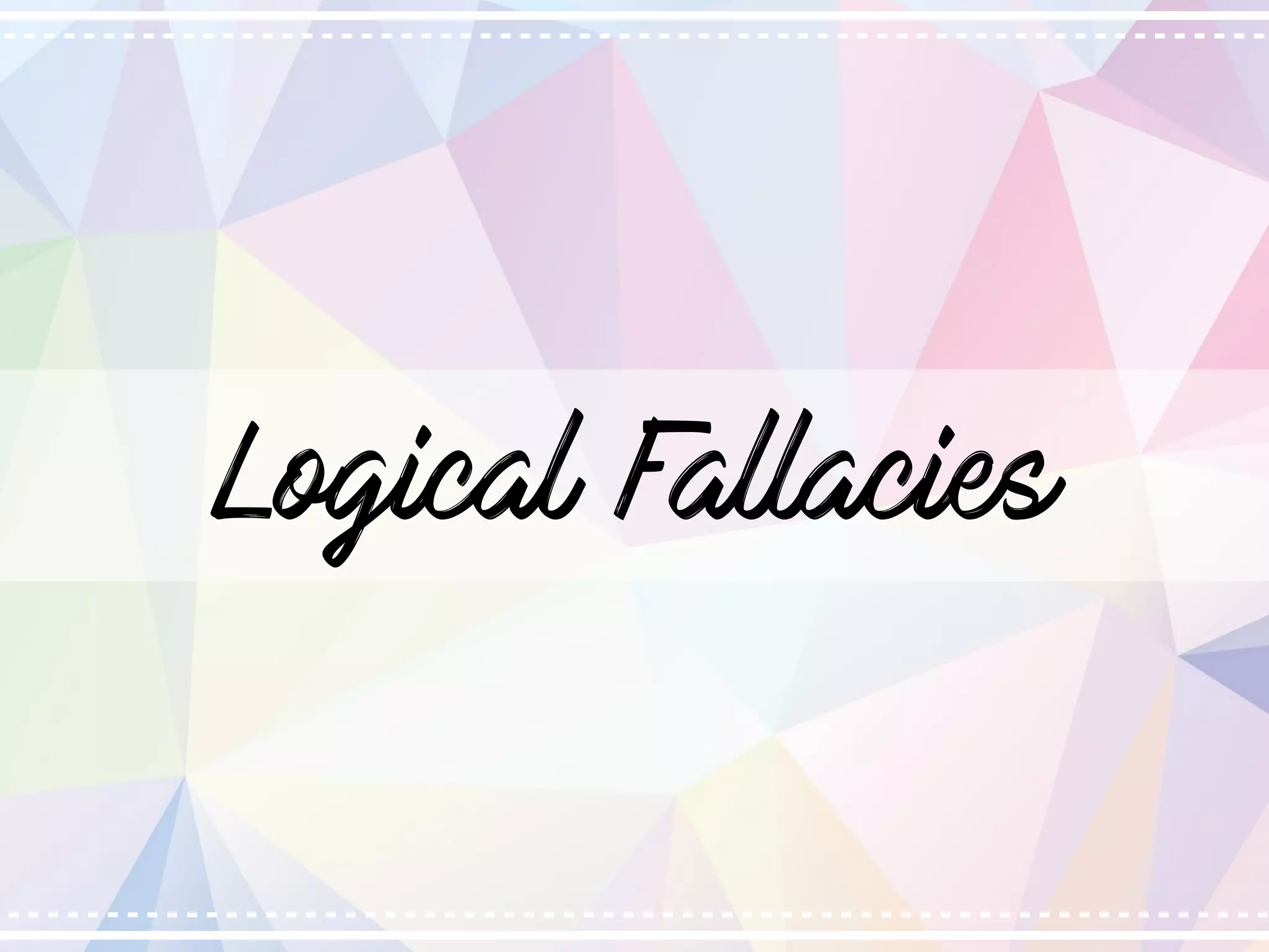 Logical Fallacies | PDF
