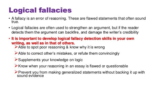 Logical Fallacies
