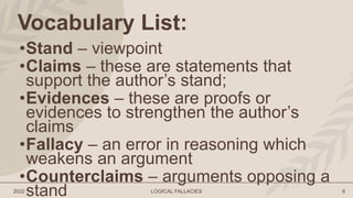 LOGICAL FALLACIES.pptx