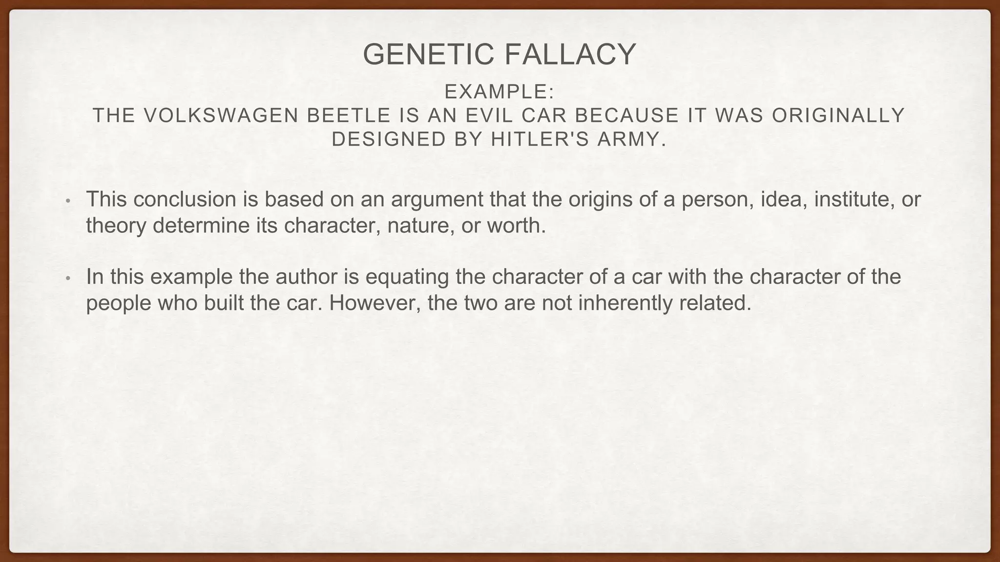 Logical Fallacies | PPT