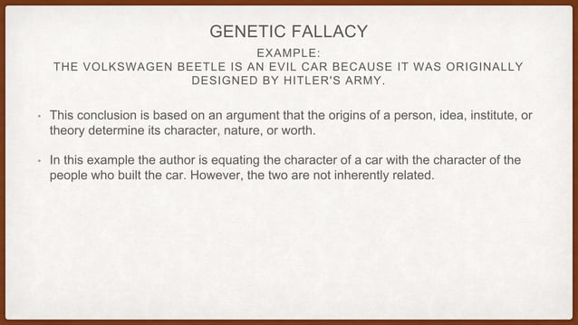Logical Fallacies | PPT