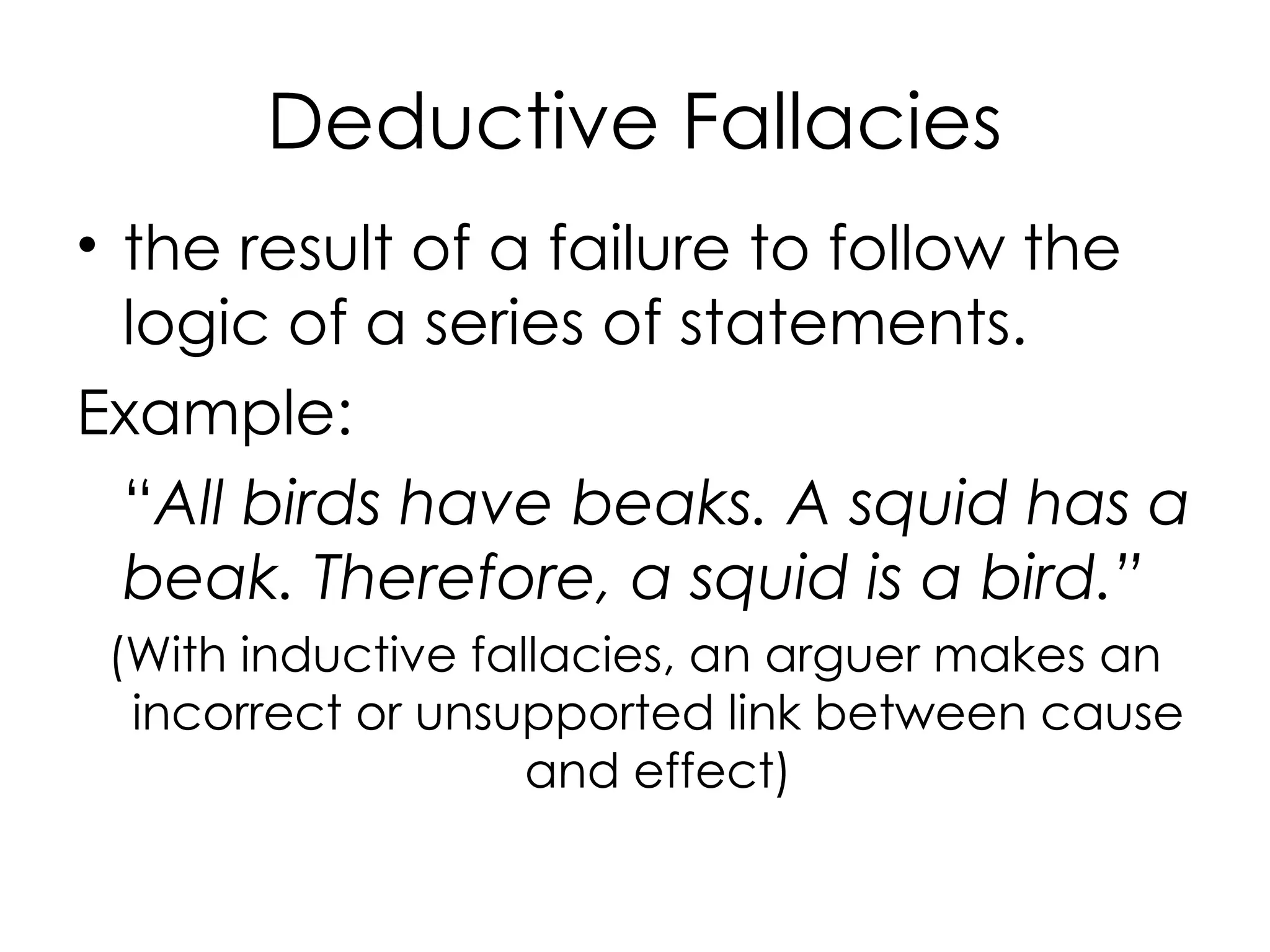 Logical Fallacies - Introduction to the Philosophy of the Human Person.ppt
