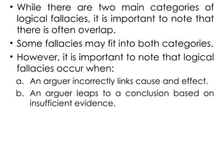 Logical Fallacies - Introduction to the Philosophy of the Human Person.ppt