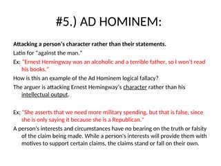 Logical Fallacies (Argumentation and Debate).ppt