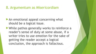 English and Logical Fallacies in the subject.pptx