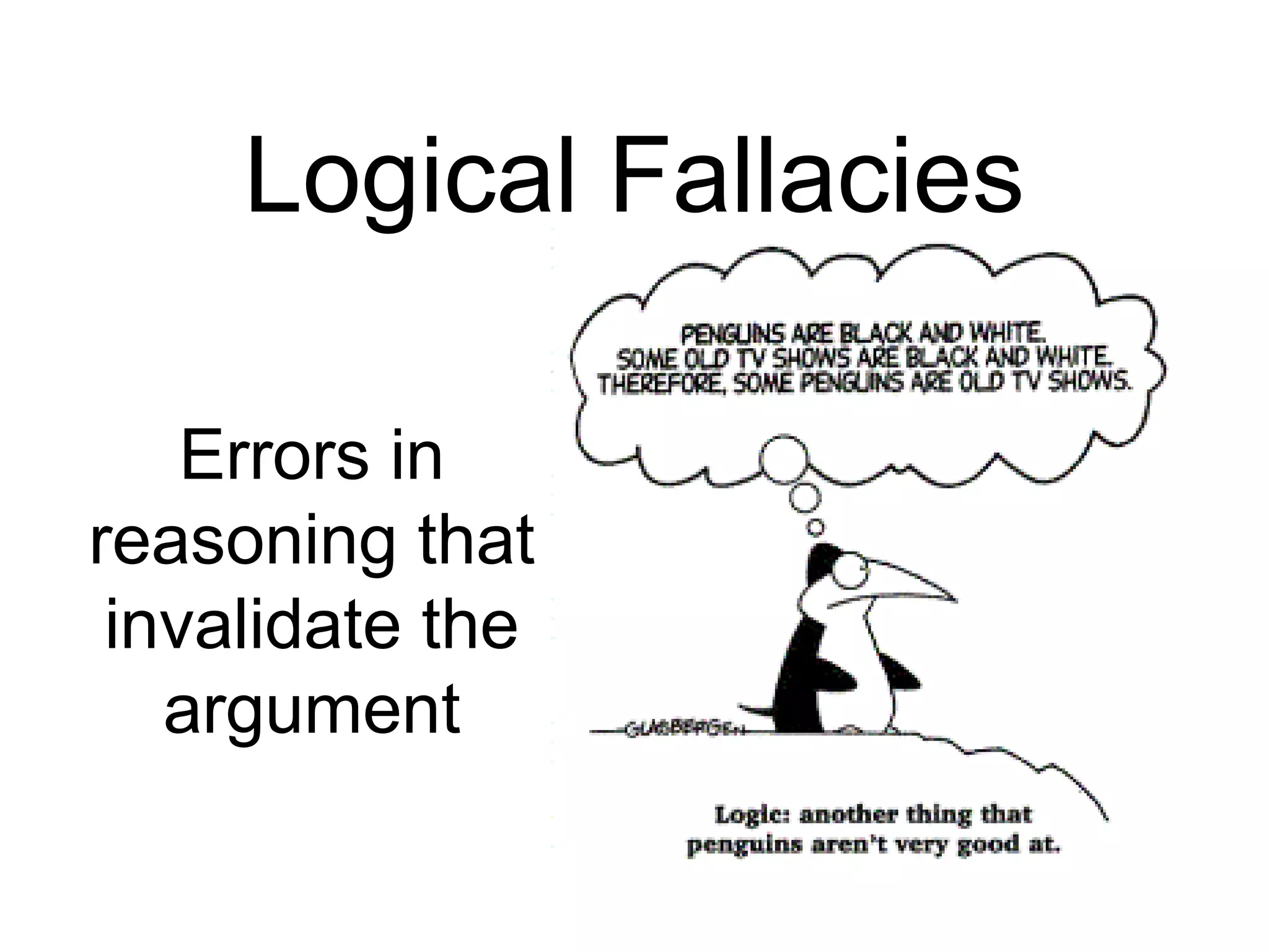 Logical fallacy examples | PPT