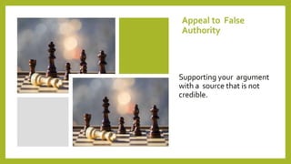 *Logical Fallacies in Formal Composition | PPT