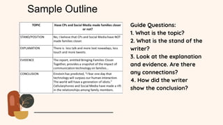 Logical Fallacies and Arguments and Factual Evidences to Defend a Stand ...