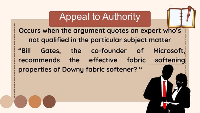 Logical Fallacies and Arguments and Factual Evidences to Defend a Stand ...