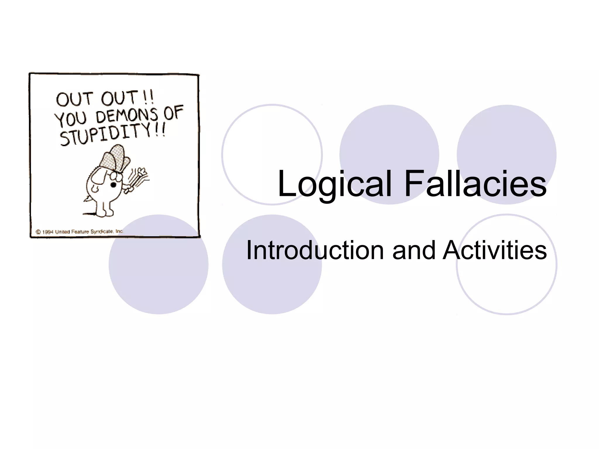 Logical Fallacies Basics | PPT