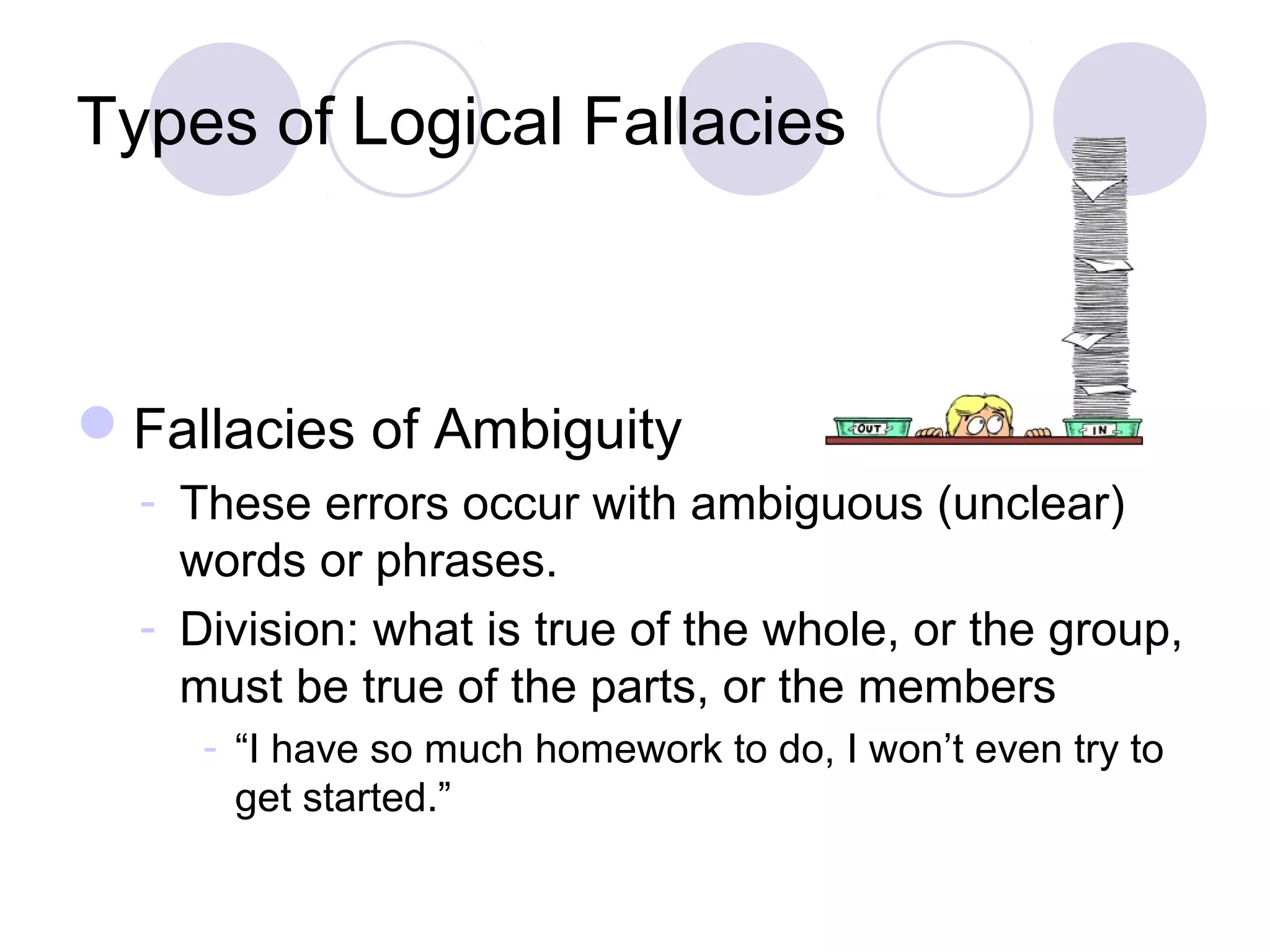 Logical Fallacies Basics | PPT
