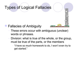 Logical Fallacies Basics | PPT