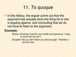 Logical fallacies powerpoint | PPT