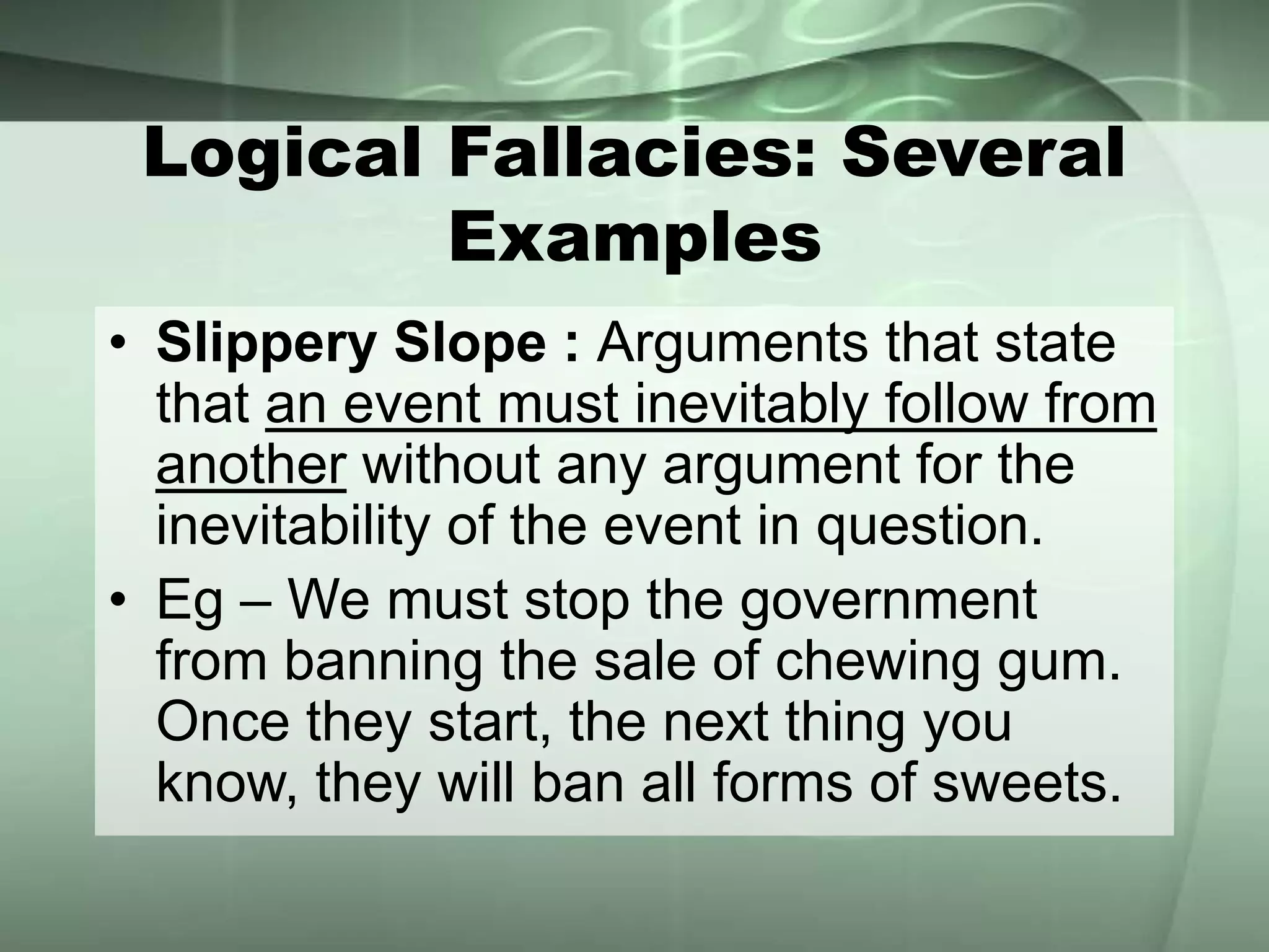 logical fallacies ppt.pptx | Education