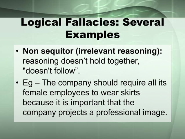logical fallacies ppt.pptx | Education
