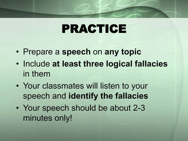 logical fallacies ppt.pptx | Education
