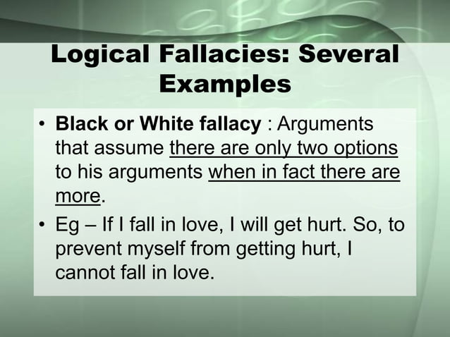 logical fallacies ppt.pptx | Education